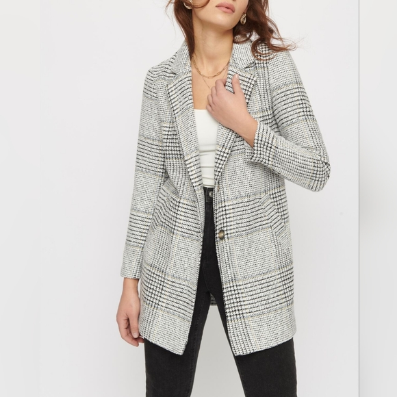 Dynamite | Jackets & Coats | Dynamite New With Tag Striped Wool Blend ...